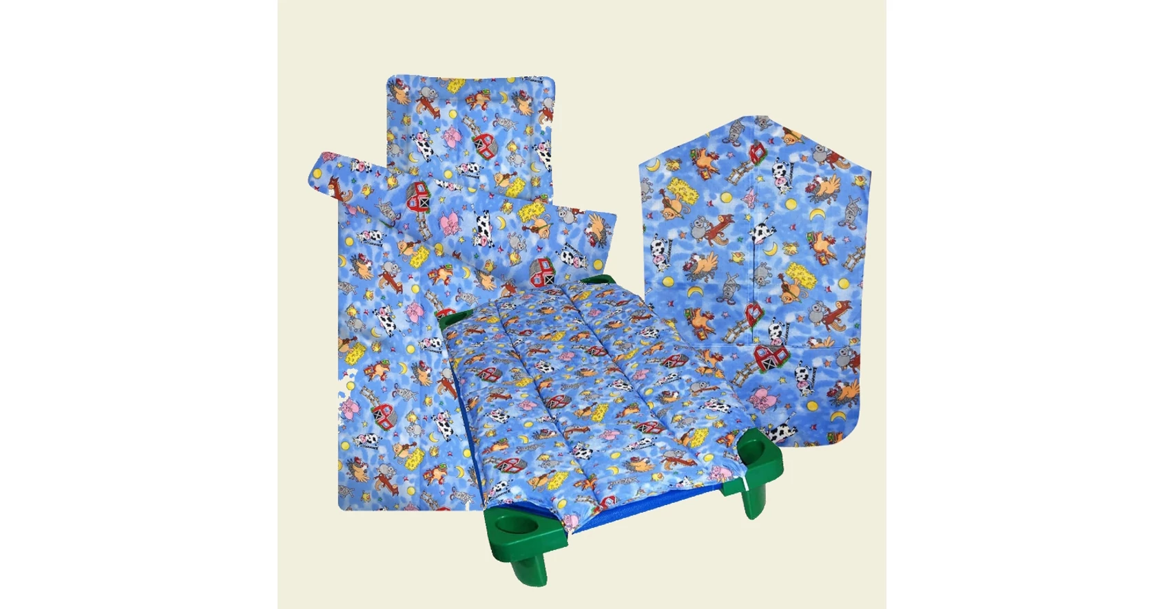 Kék farm állatok ovis maxi komfort csomag